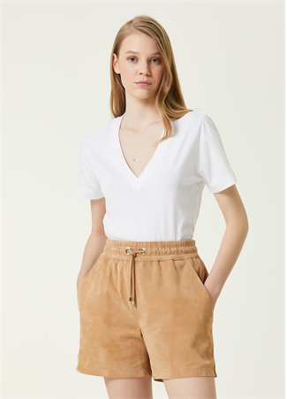 Beymen Club Kadın Beyaz V Yaka Basic T-shirt Xs