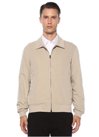 Pal Zileri Erkek Bej Polo Yaka Mont 50 IT