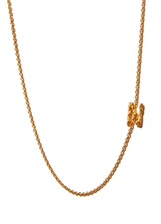 Fidelle Kadın Sideways Alphabet N Formlu Altın Rengi Kolye L EU Fidelle Kadın Sideways Alphabet N Formlu Altın Rengi Kolye L EU