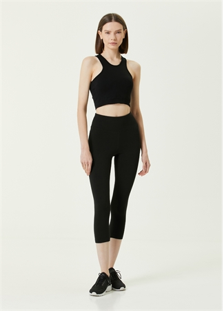Tru Kadın Form Fitting Siyah Capri Tayt S EU Tru Kadın Form Fitting Siyah Capri Tayt S EU