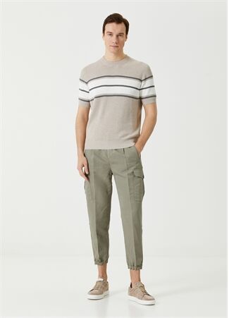 Brunello Cucinelli Erkek PANTOLON Yeşil 48 IT