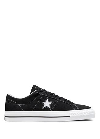 Converse Erkek One Star Siyah Deri Sneaker 42 EU Converse Erkek One Star Siyah Deri Sneaker 42 EU