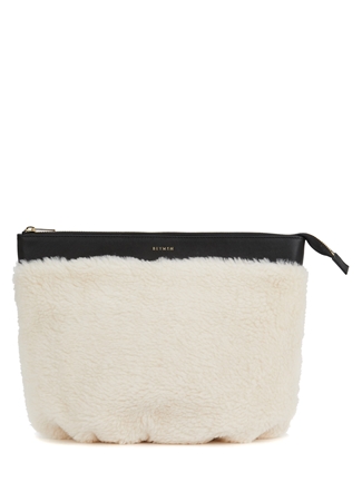 Beymen Kadın Volume Krem Peluş EL Portföyü Bej EU Beymen Kadın Volume Krem Peluş EL Portföyü Bej EU