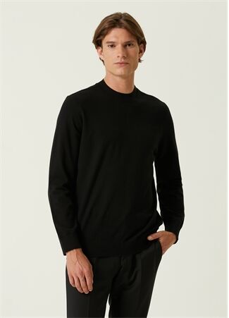 Network Erkek Slim Fit Siyah Kazak XL EU