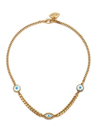 Mon Reve Kadın Ela Altın Rengi Kolye Eu