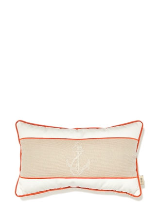 Beymen Home Anchor Lumbar Sunbrella 30x50 Yastık Beyaz Beymen Home Anchor Lumbar Sunbrella 30x50 Yastık Beyaz