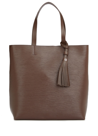 Beymen Kadın Aden Kahverengi Püskül Detaylı Alışveriş Çantası EU