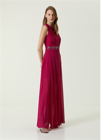 Maison Kairos Kadın Vera Şeftali İşlemeli Maksi Abiye Elbise Pembe 34 EU Maison Kairos Kadın Vera Şeftali İşlemeli Maksi Abiye Elbise Pembe 34 EU