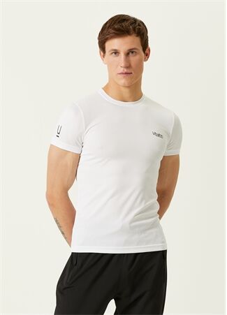 Ubahn Erkek Beyaz Logo Detaylı T-shirt S EU