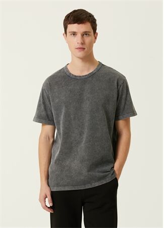 Blender Originated Erkek Füme Oversize T-shirt Gri S EU