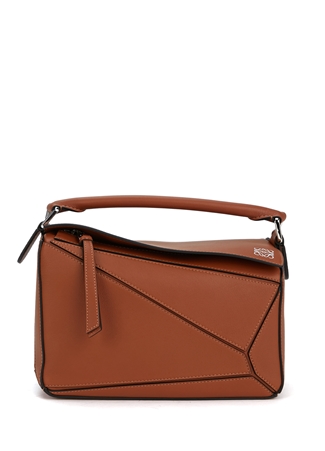 Loewe Kadın Puzzle Taba Deri Omuz Çantası Turuncu EU Loewe Kadın Puzzle Taba Deri Omuz Çantası Turuncu EU