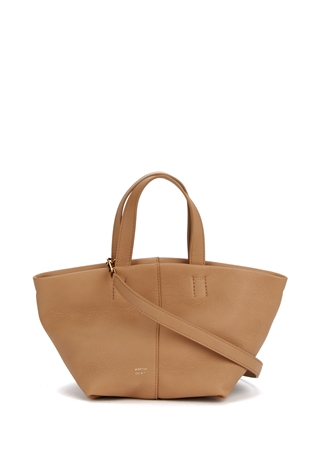 Mansur Gavriel Kadın Tulipano Mini Taba Deri Omuz Çantası Turuncu EU Mansur Gavriel Kadın Tulipano Mini Taba Deri Omuz Çantası Turuncu EU