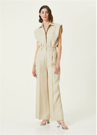 Loulou Studio Kadın Bej Pantolon Xs Eu