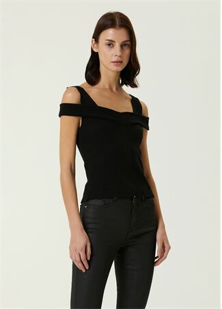 Network Kadın Slim Fit Siyah Kazak S EU