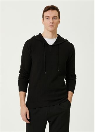 Network Erkek Slim Fit Siyah Kazak XS EU