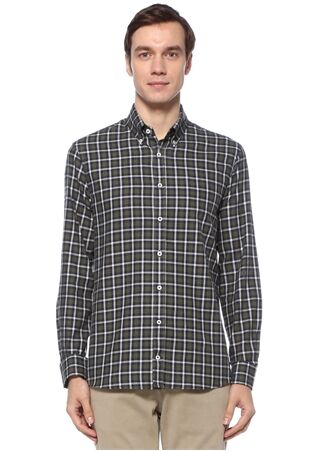 Beymen Collection Erkek Comfort Fit Haki Kareli Gömlek M EU Beymen Collection Erkek Comfort Fit Haki Kareli Gömlek M EU