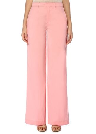 Bernadette Kadın Joe Pembe Yüksek Bel Bol Paça Pantolon 36 IT Bernadette Kadın Joe Pembe Yüksek Bel Bol Paça Pantolon 36 IT