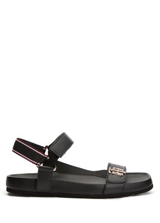 Tommy Hilfiger Kadın Sandalet Siyah 36 Eu