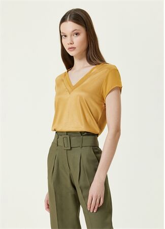 Network Kadın TSHIRT Kahverengi XS EU