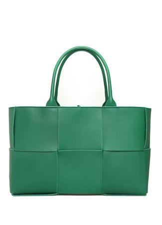 Bottega Veneta Kadın Arco Yeşil Deri Omuz Çantası EU