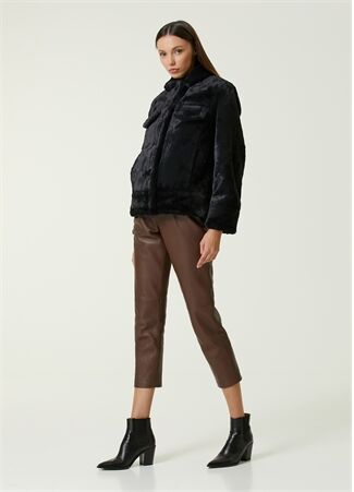 Vince Kadın Siyah Klasik Yaka Ceket M EU