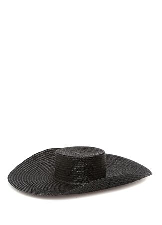 Kate Cate Kadın Siyah Yıldız Troklu Hasır Şapka 57 EU Kate Cate Kadın Siyah Yıldız Troklu Hasır Şapka 57 EU