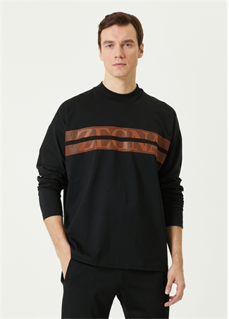 Zegna Erkek Use The Existing Siyah Logolu Uzun Kollu T-shirt XL IT Zegna Erkek Use The Existing Siyah Logolu Uzun Kollu T-shirt XL IT