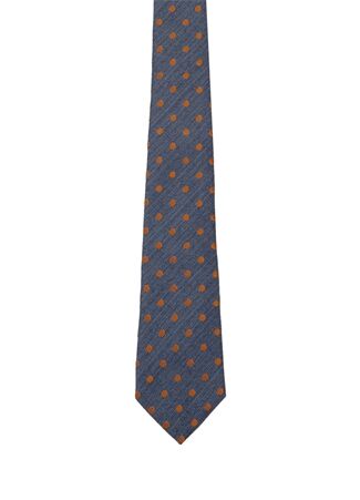 Pal Zileri Erkek Mavi Puantiyeli İpek Kravat EU