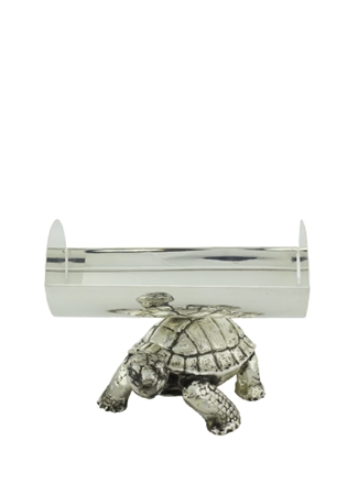 Unique by AV Small Silver Kaplumbağa Detaylı Servis Tabağı Gri Unique by AV Small Silver Kaplumbağa Detaylı Servis Tabağı Gri