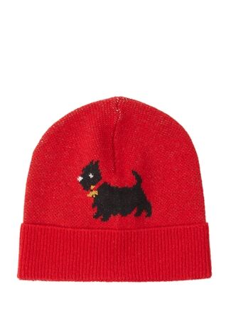 Beymen Club Kadın Kırmızı Köpek Jakarlı Yün Bere Eu