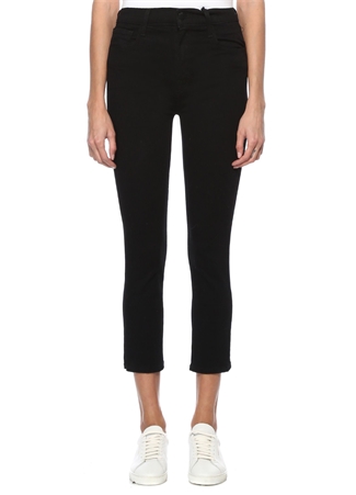 J Brand Kadın Vanity Slim Fit Siyah Crop Jean Pantolon 23 US