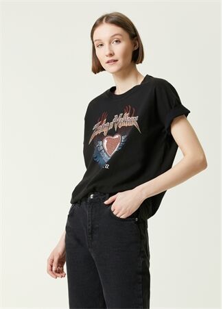 Zadig&Voltaire Kadın TSHIRT Siyah S EU