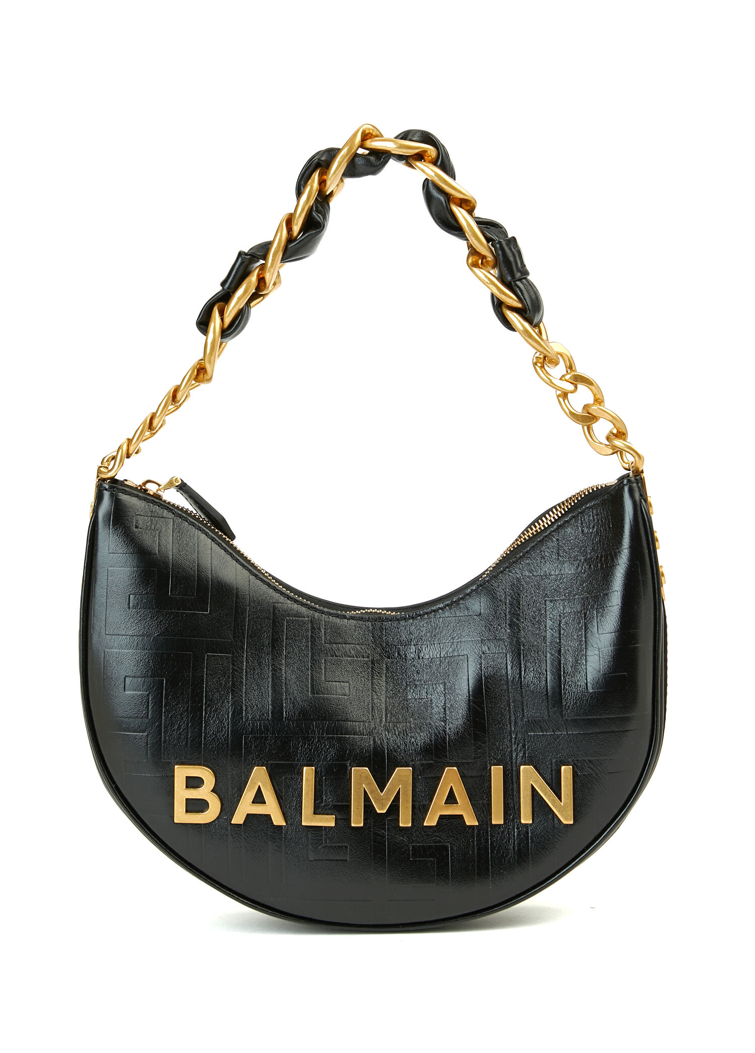 Balmain - 1945 Soft Moon Siyah Kadın Deri Çanta - Siyah