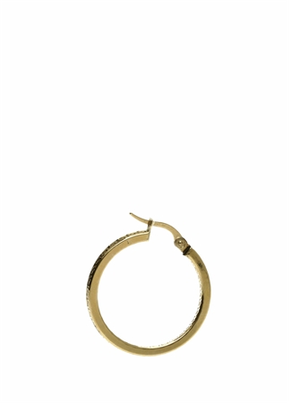 Collection Kadın Halka Formlu Altın Rengi Küpe EU