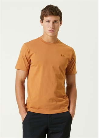 Kenzo Erkek Taba Kaplan Detaylı T-shirt Turuncu S EU