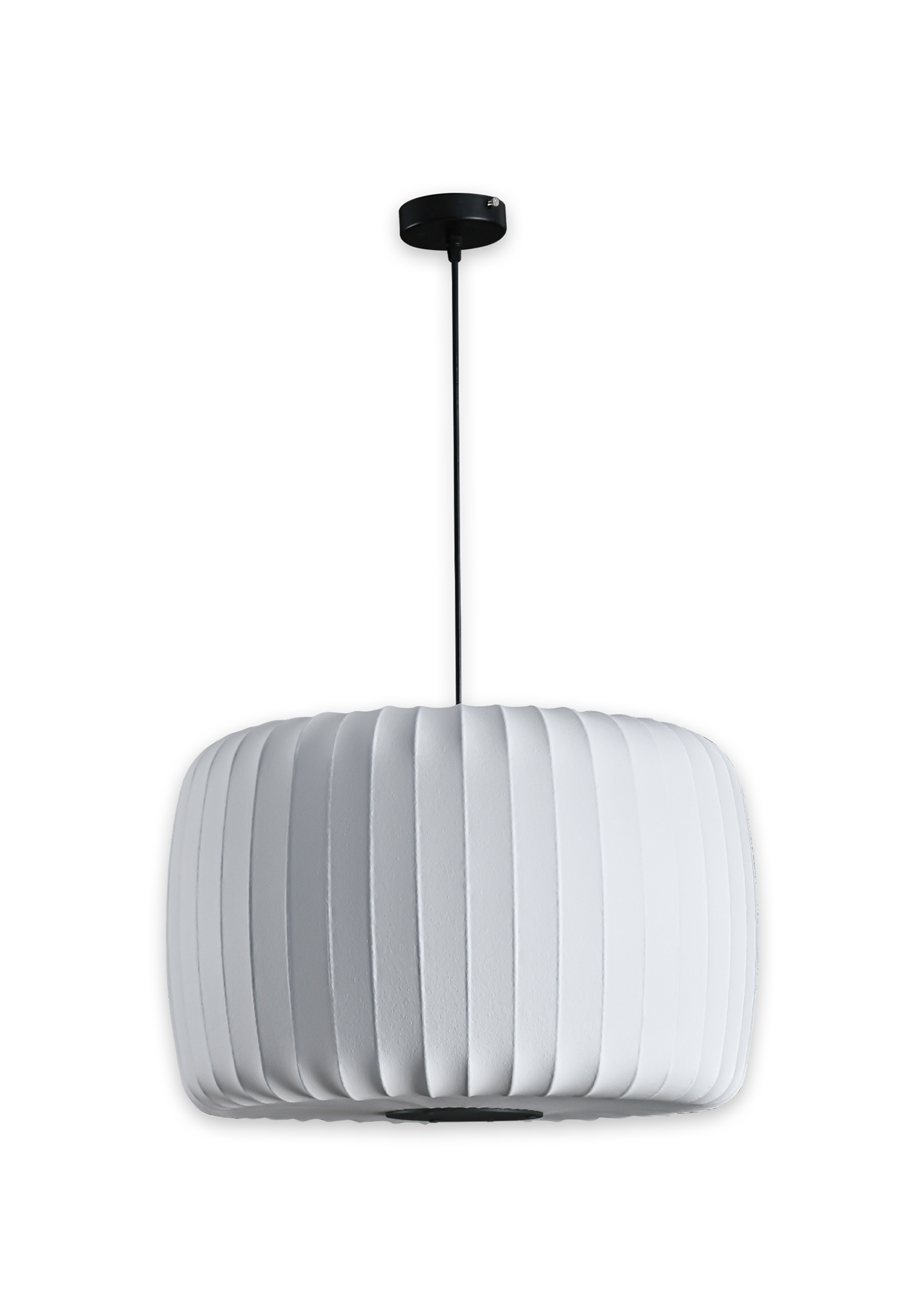 Heka - Planet Soft Touch Beyaz Silindir Sarkıt Avize - Beyaz / Siyah