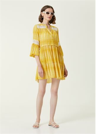 Lem Kadın Kaftan Sarı S Eu