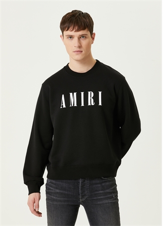 Amiri Erkek Siyah Logo Detaylı Sweatshirt S Eu Amiri Erkek Siyah Logo Detaylı Sweatshirt S Eu