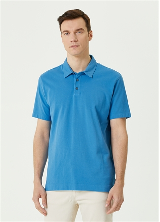 Z Zegna Erkek Mavi Polo Yaka T-shirt Xxxl It Z Zegna Erkek Mavi Polo Yaka T-shirt Xxxl It