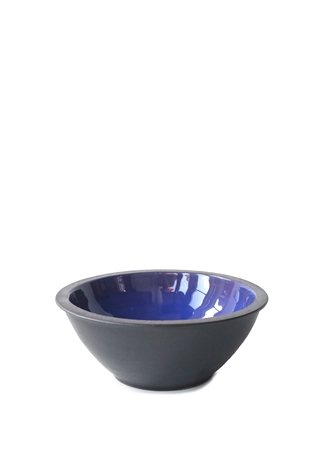 Aisha Siyah Mavi Seramik Kase