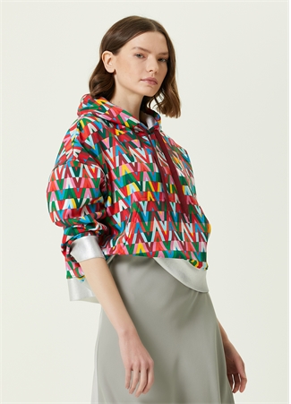Valentino Kadın Colorblocked Kapüşonlu Sweatshirt S Eu Valentino Kadın Colorblocked Kapüşonlu Sweatshirt S Eu