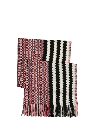 Missoni Distribution Kadın Colorblocked Yün Atkı EU Missoni Distribution Kadın Colorblocked Yün Atkı EU