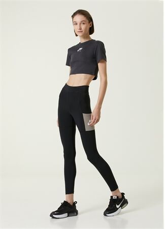 Nike Kadın NSW Heritage Siyah Yüksek Bel Tayt L EU