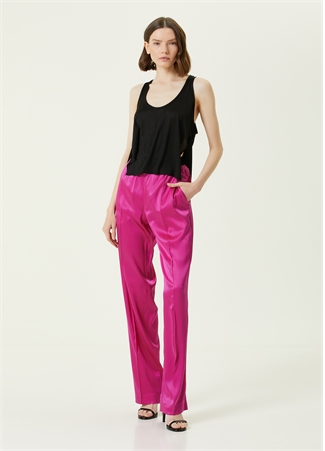 Tom Ford Kadın Pembe Logo Bant Detaylı İpek Pantolon S Eu Tom Ford Kadın Pembe Logo Bant Detaylı İpek Pantolon S Eu