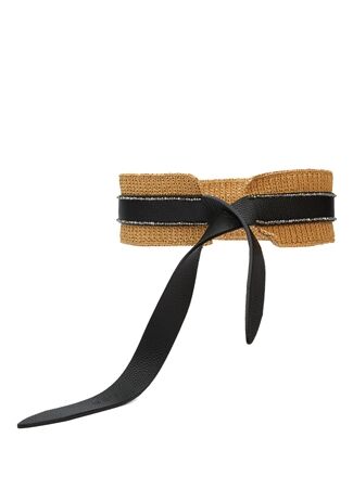 Katun Kadın Crystal Diana Bej Siyah Kemer Gri EU Katun Kadın Crystal Diana Bej Siyah Kemer Gri EU