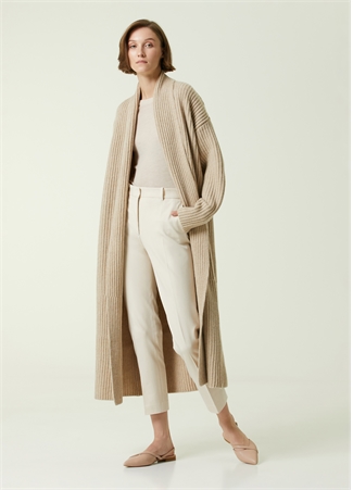 Joseph Kadın Slim Fit Ekru Streç Gabardin Pantolon 38 FR Joseph Kadın Slim Fit Ekru Streç Gabardin Pantolon 38 FR