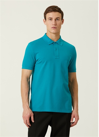 Bottega Veneta Erkek Regular Fit Mavi Polo Yaka T-shirt S EU Bottega Veneta Erkek Regular Fit Mavi Polo Yaka T-shirt S EU
