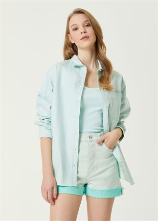 Beymen Club Kadın GÖMLEK Mavi XS