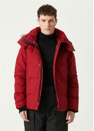 Canada Goose Erkek Wyndham Bordo Kapüşonlu Kaban Bordo S EU Canada Goose Erkek Wyndham Bordo Kapüşonlu Kaban Bordo S EU