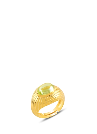 Felizist Kadın Soraya Altın Rengi Kaplama Yüzük Sarı EU Felizist Kadın Soraya Altın Rengi Kaplama Yüzük Sarı EU